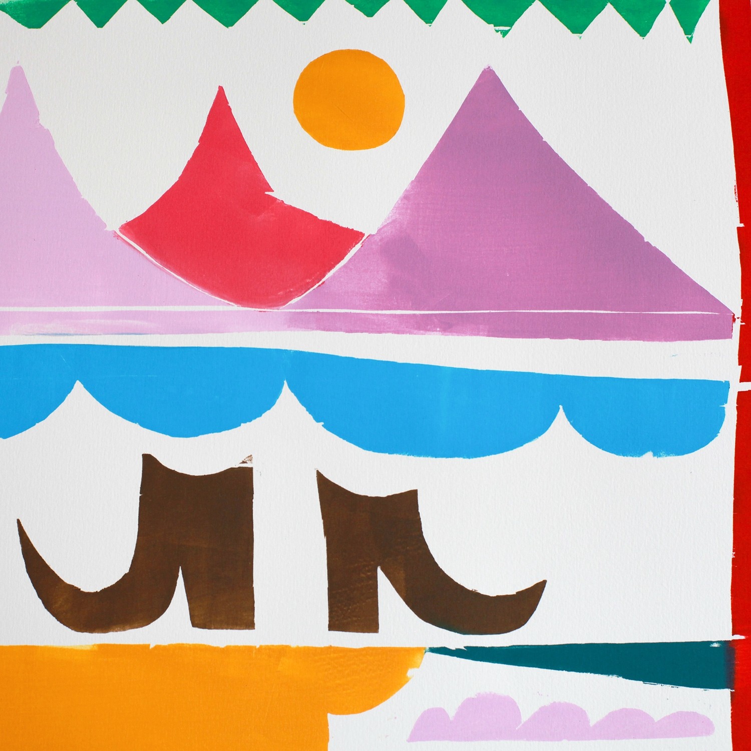 Monika Michalko, Never Ending Story, 2023, Holzschnitt, Auflage 20 ...