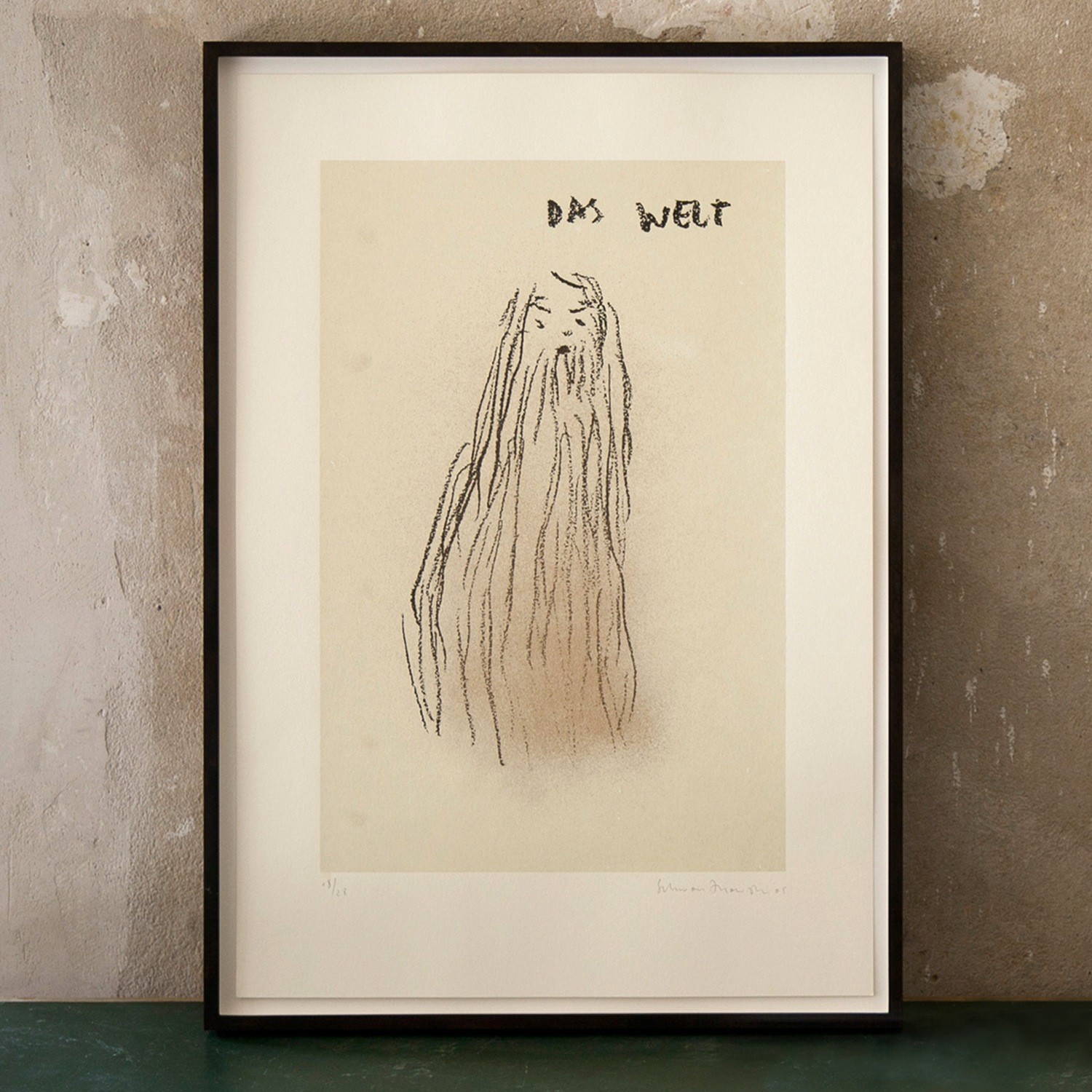 Norbert Schwontkowski, Das Welt, Lithografie, Print, kaufen